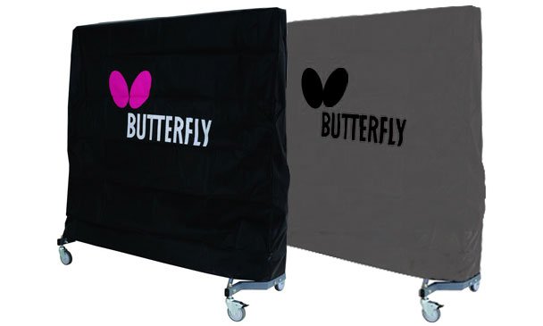 Black Butterfly Table Tennis Table Cover
